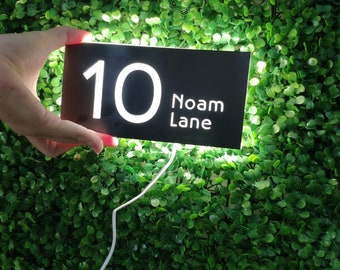 Glow House Numbers - Etsy