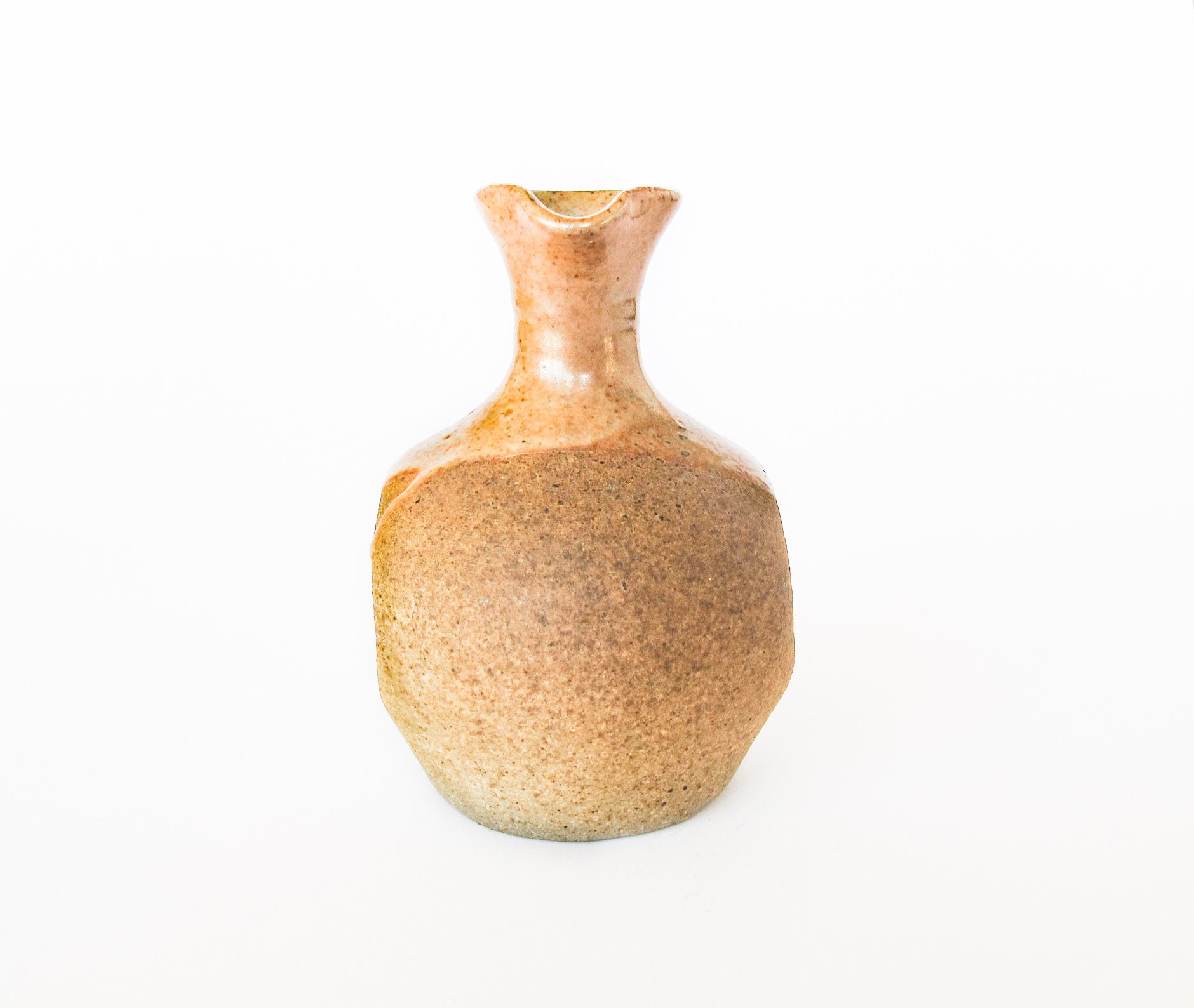 Daphne Hatcher Ceramic Vase Sake Pitcher Handmade Pine Mills Pottery ...