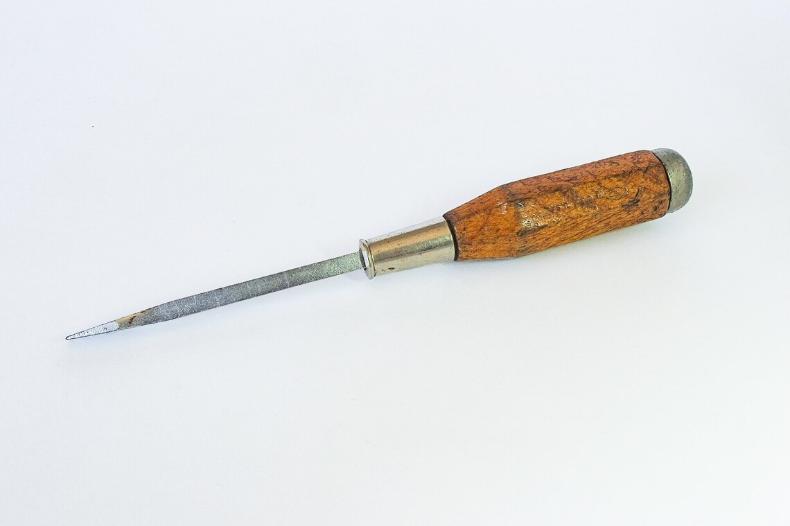 Antique Flathead Screwdriver Square Shank Octagonal Wooden - Etsy