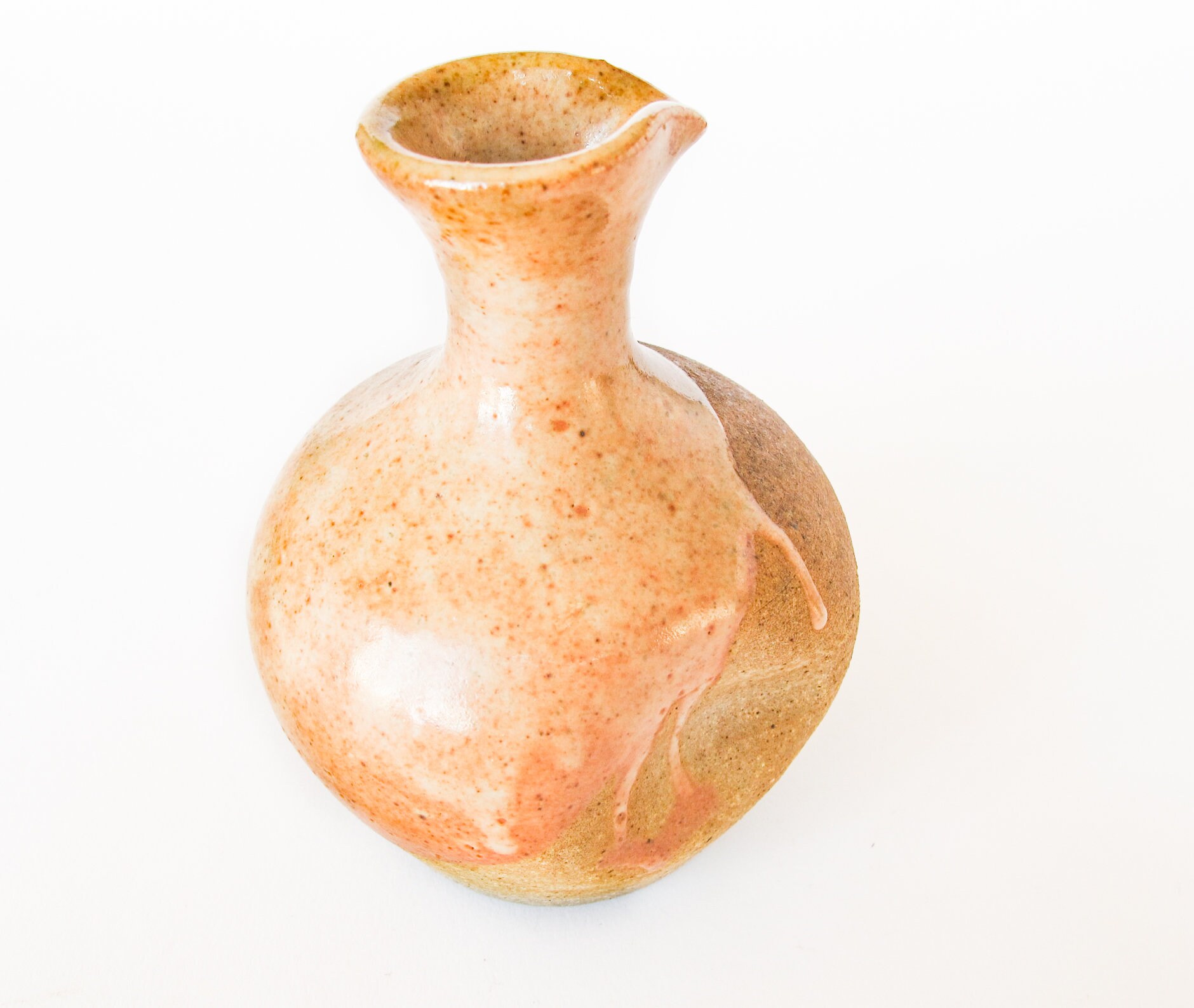 Daphne Hatcher Ceramic Vase Sake Pitcher Handmade Pine Mills Pottery ...