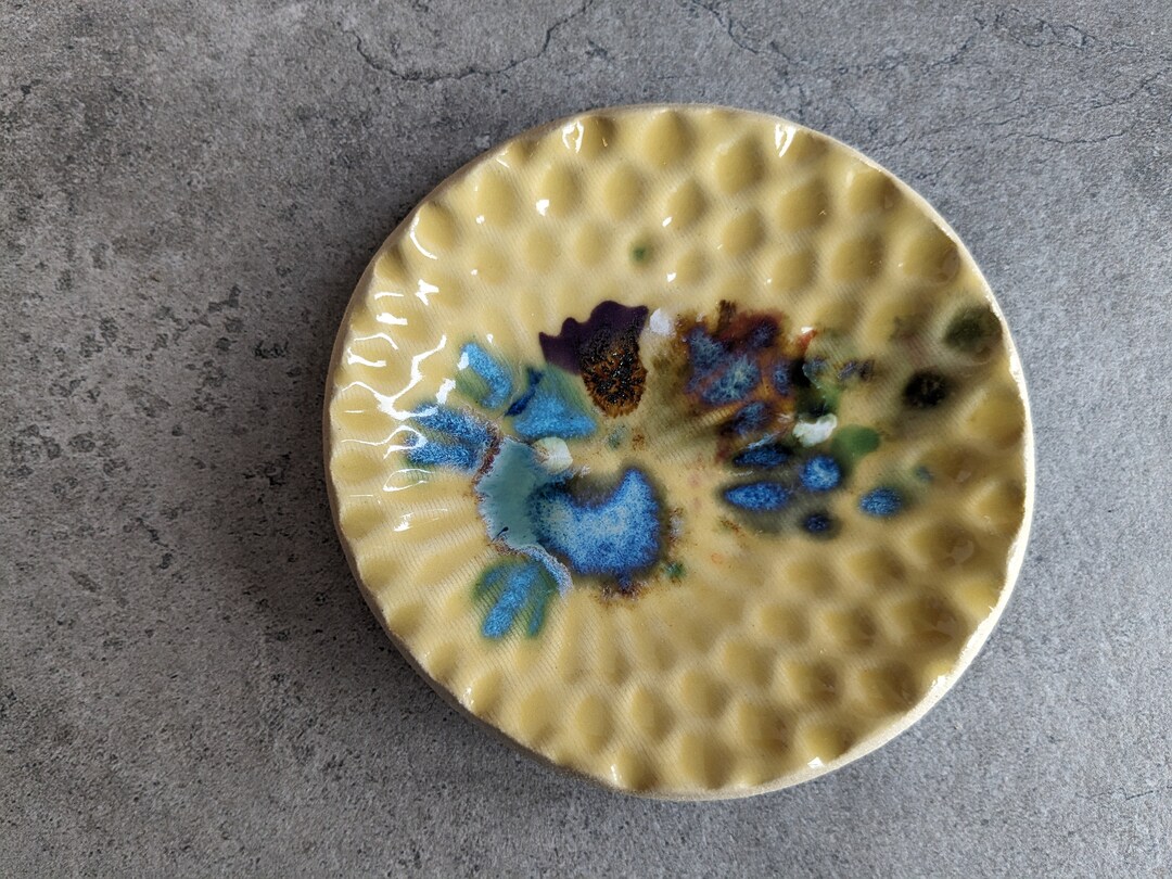 Mini Saucer Ceramic Handmade Saucer Small Bowl for Tea Bag or - Etsy