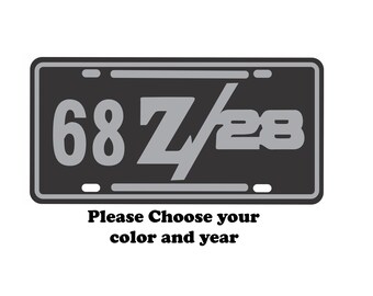 Z28 License Plate - Etsy