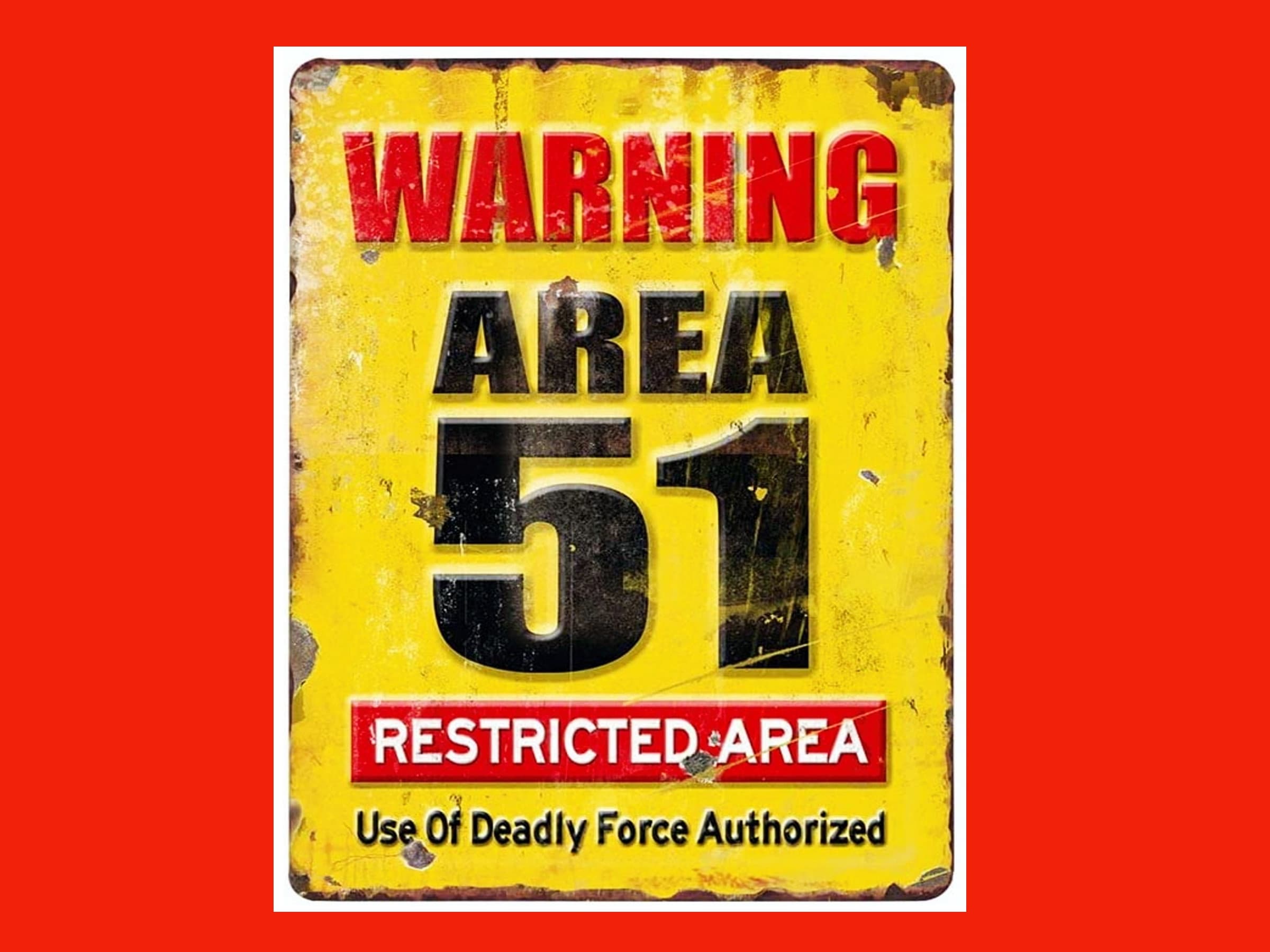 Dod Restricted Area Warning Sign