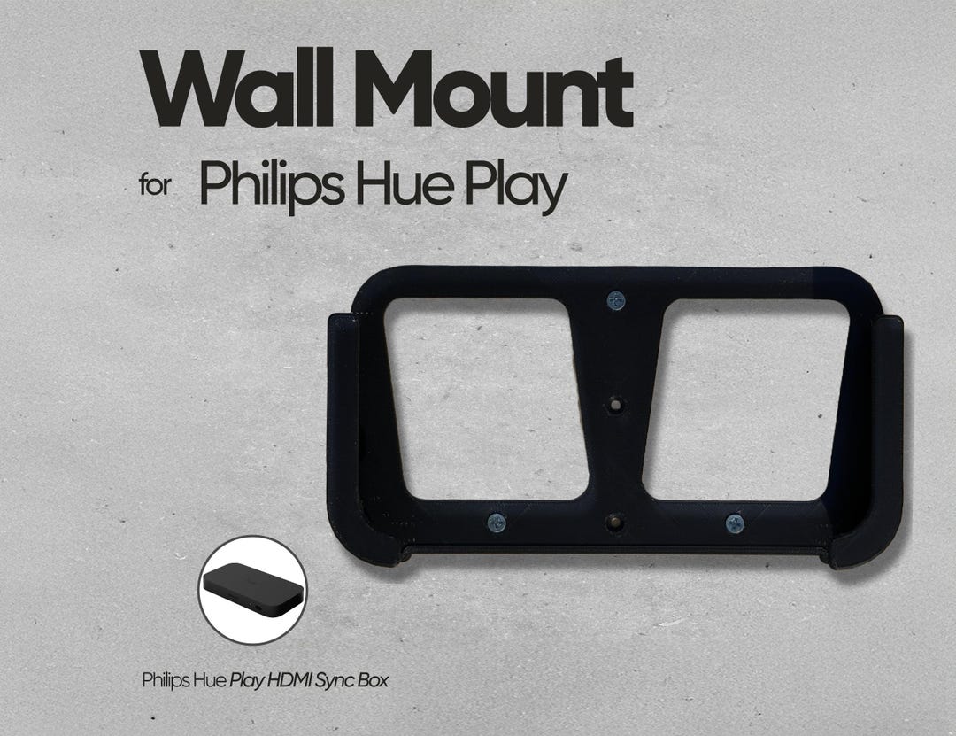 Philips Hue HDMI Wall Mount (4k and 8K Versions) - Etsy