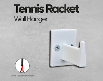 Tennis Racket Wall Hanger Wall Display - Etsy