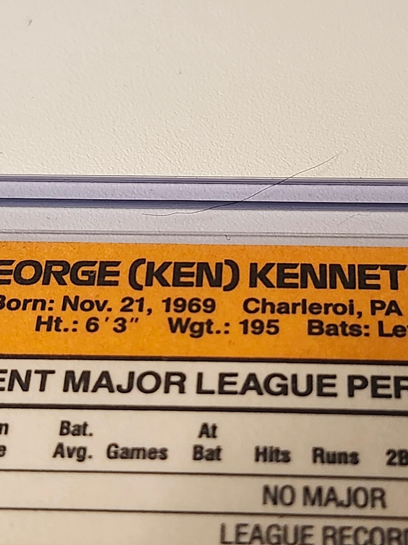 1990 Ken Griffey Jr Error Baseball Card - Etsy Australia