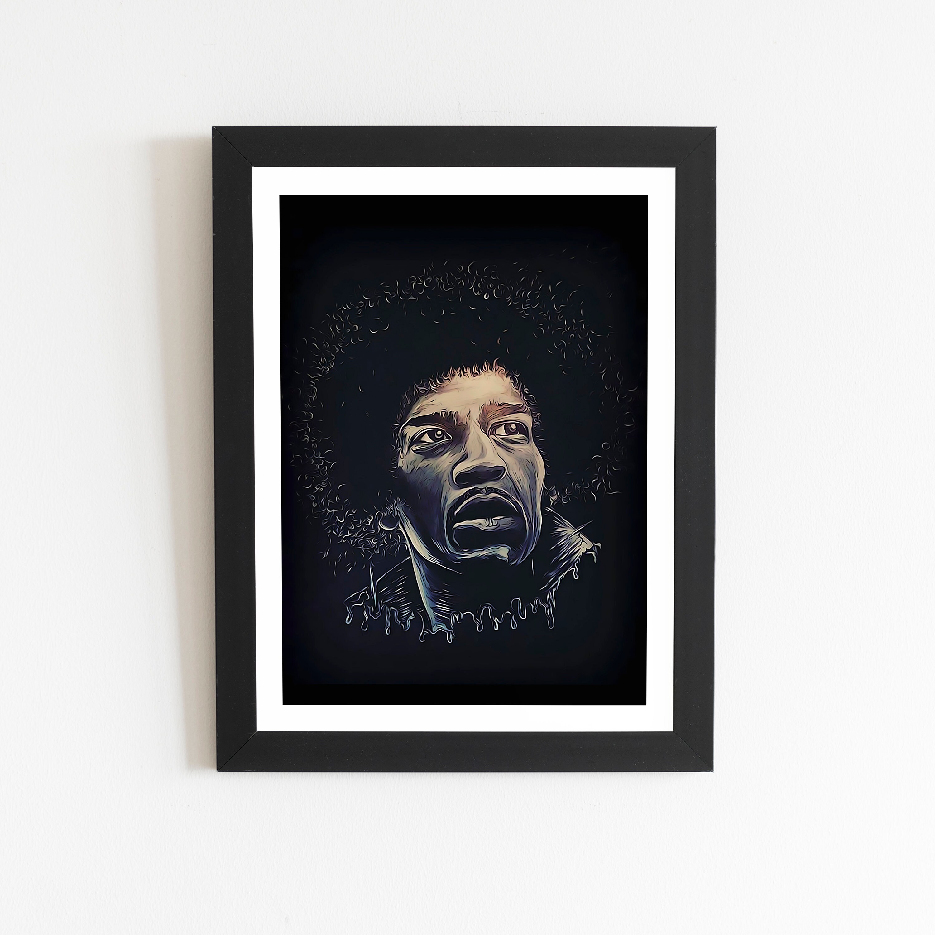 Jimi Hendrix Framed, Jimi Hendrix Poster, Jimi Hendrix Art, Jimi ...