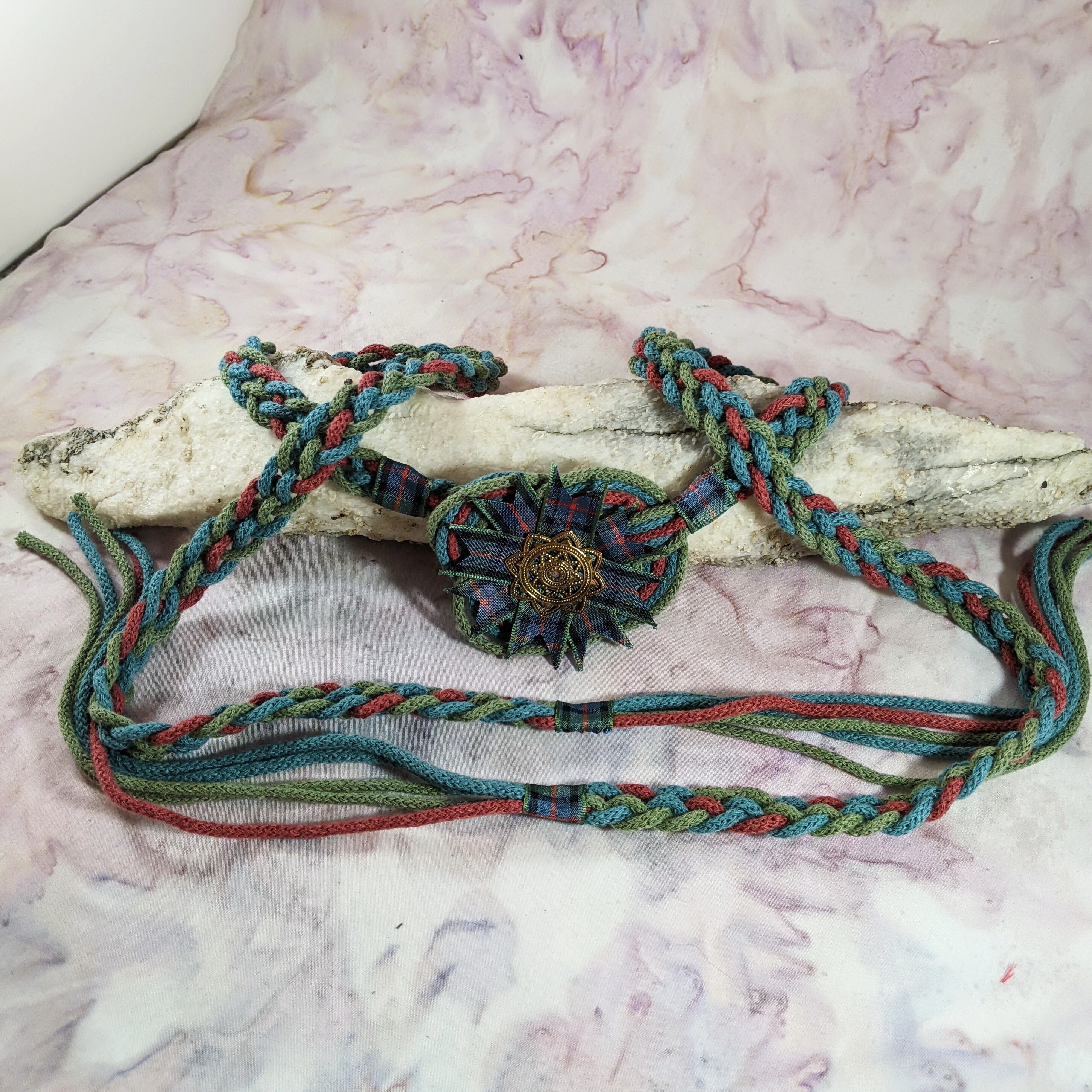 Tartan Handfasting Ribbon Flower of Scotland Tartan Handfasting Ribbon ...