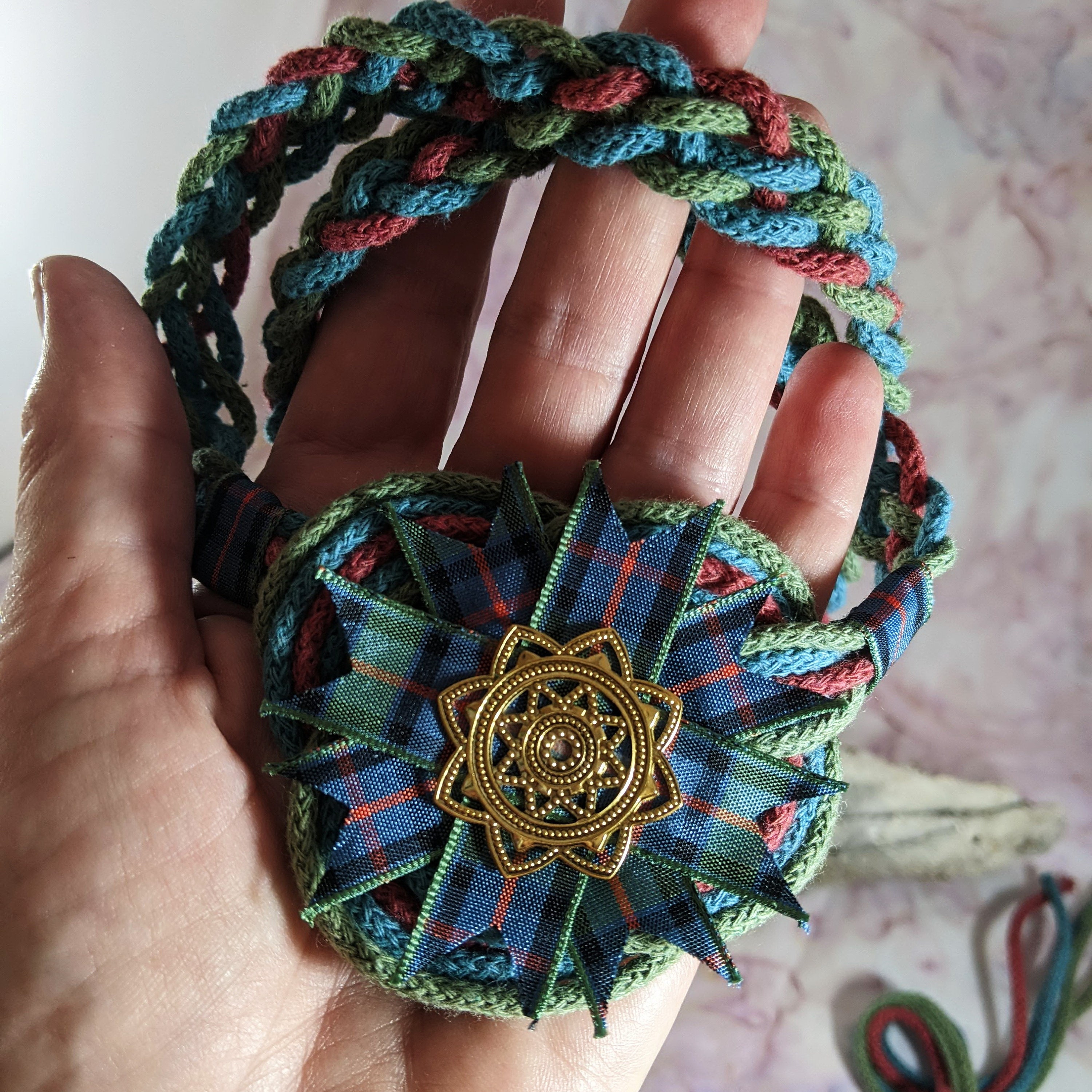 Tartan Handfasting Ribbon Flower of Scotland Tartan Handfasting Ribbon ...