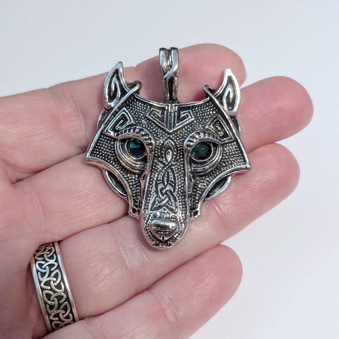 Norse Wolf Fenrir Charm - Etsy