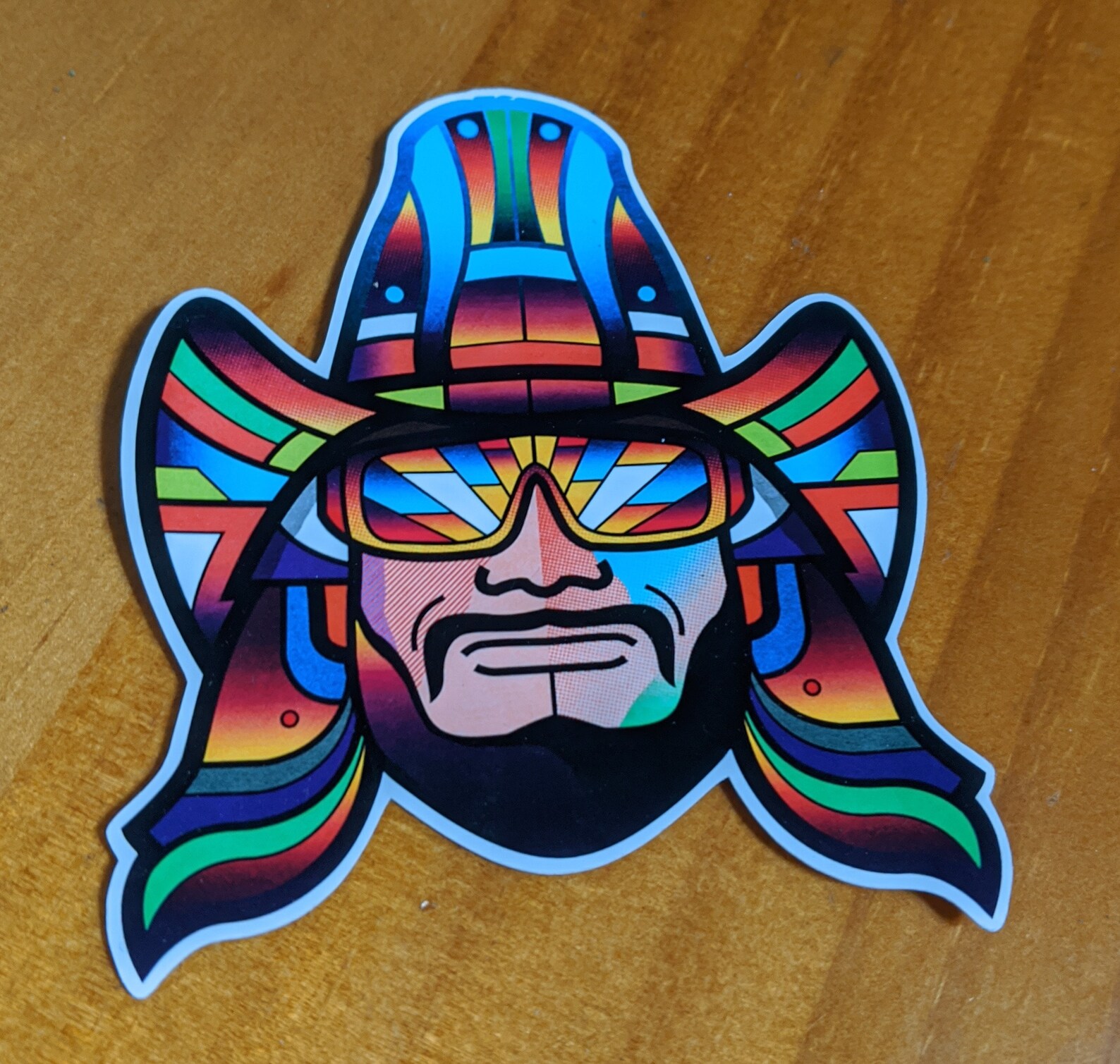 Macho Man Randy Savage Vinyl Sticker 3.5H X 3W | Etsy