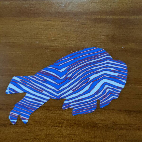 Buffalo Bills Zubaz Vinyl - Etsy