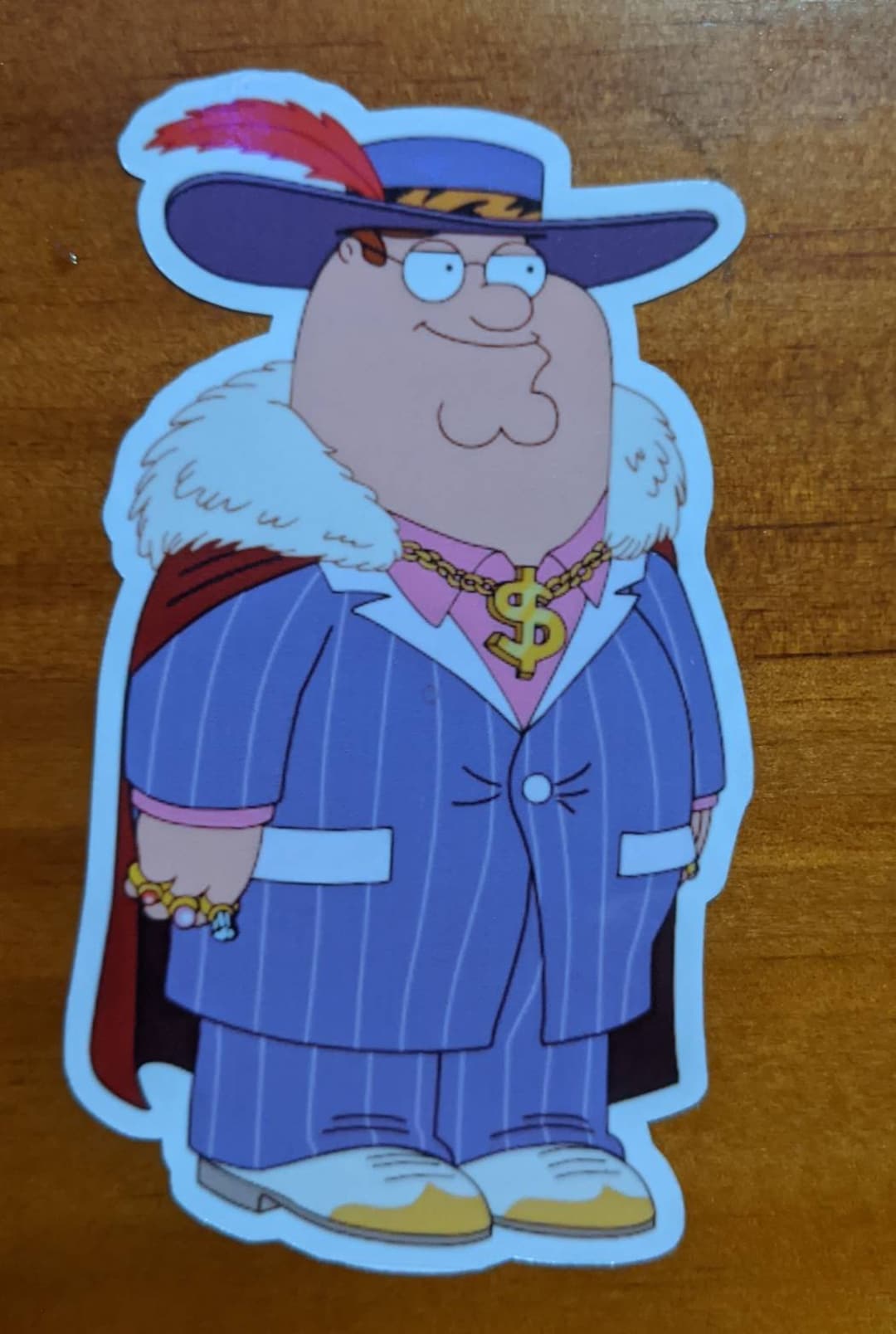 3.5" Pimpin Peter Griffin Laminated Vinyl Sticker - Etsy