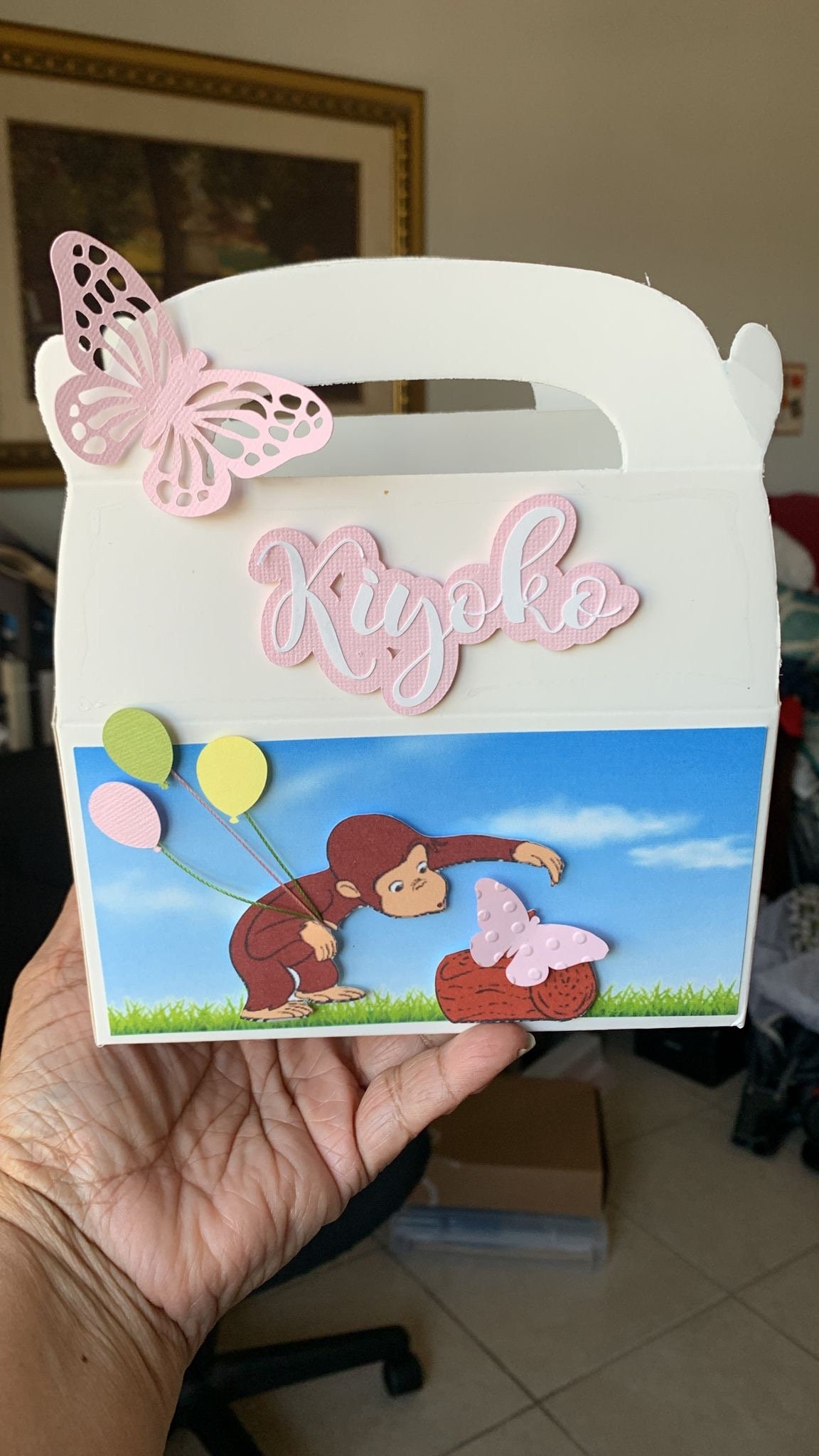 Cartoon Character Party Favor Box for Treats and Goodies -and Mach Cup ...