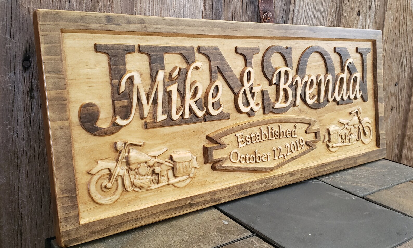 Personalized Motorcycle Sign Motorcycle Wedding Sign Harley - Etsy
