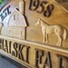 Farm Sign Personalized Established Family Name Sign Carved Wooden Last ...