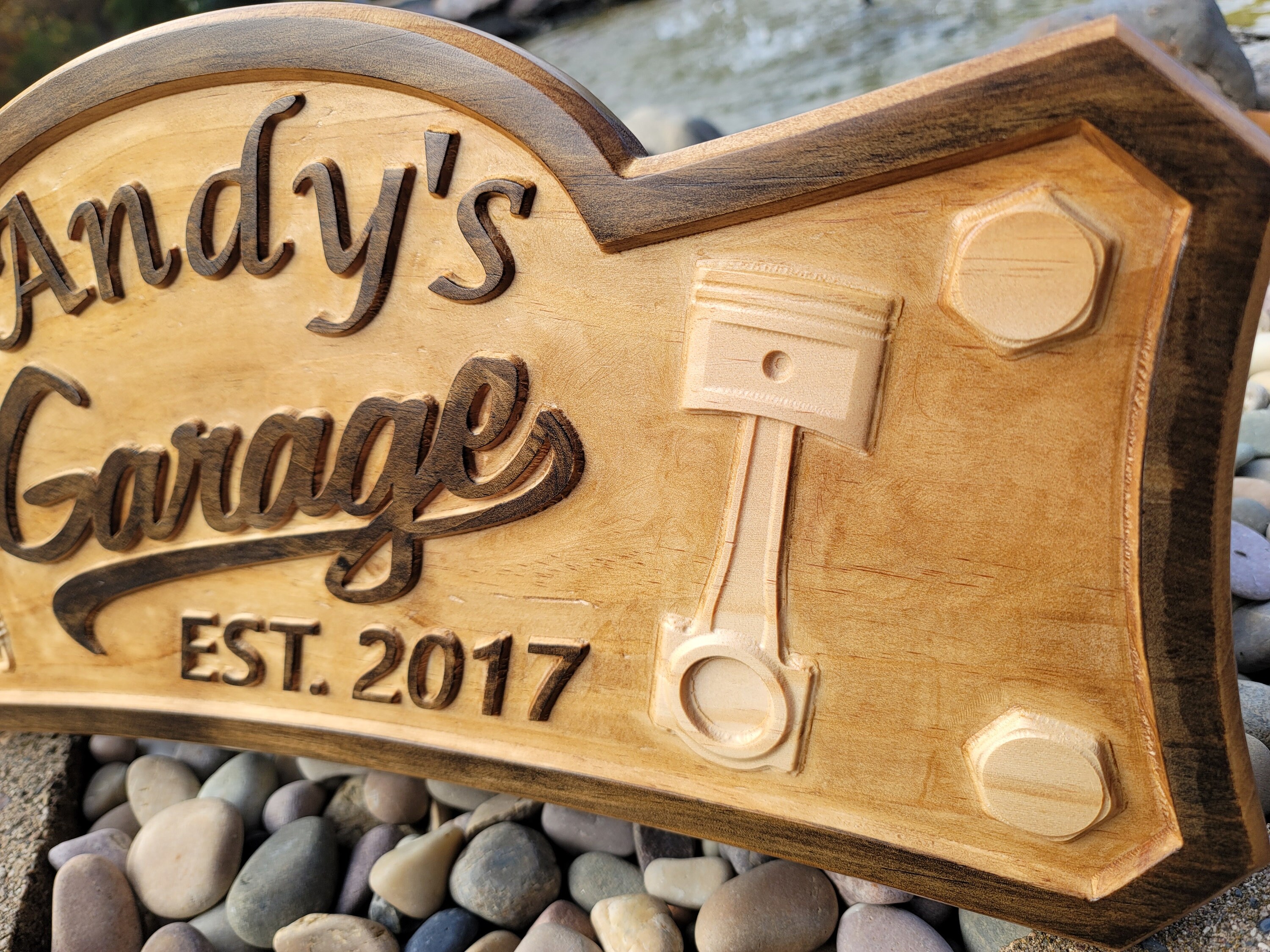 Personalized Garage Sign Shop Sign Established Personalized - Etsy