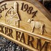 Farm Sign Personalized Established Family Name Sign Carved Wooden Last ...