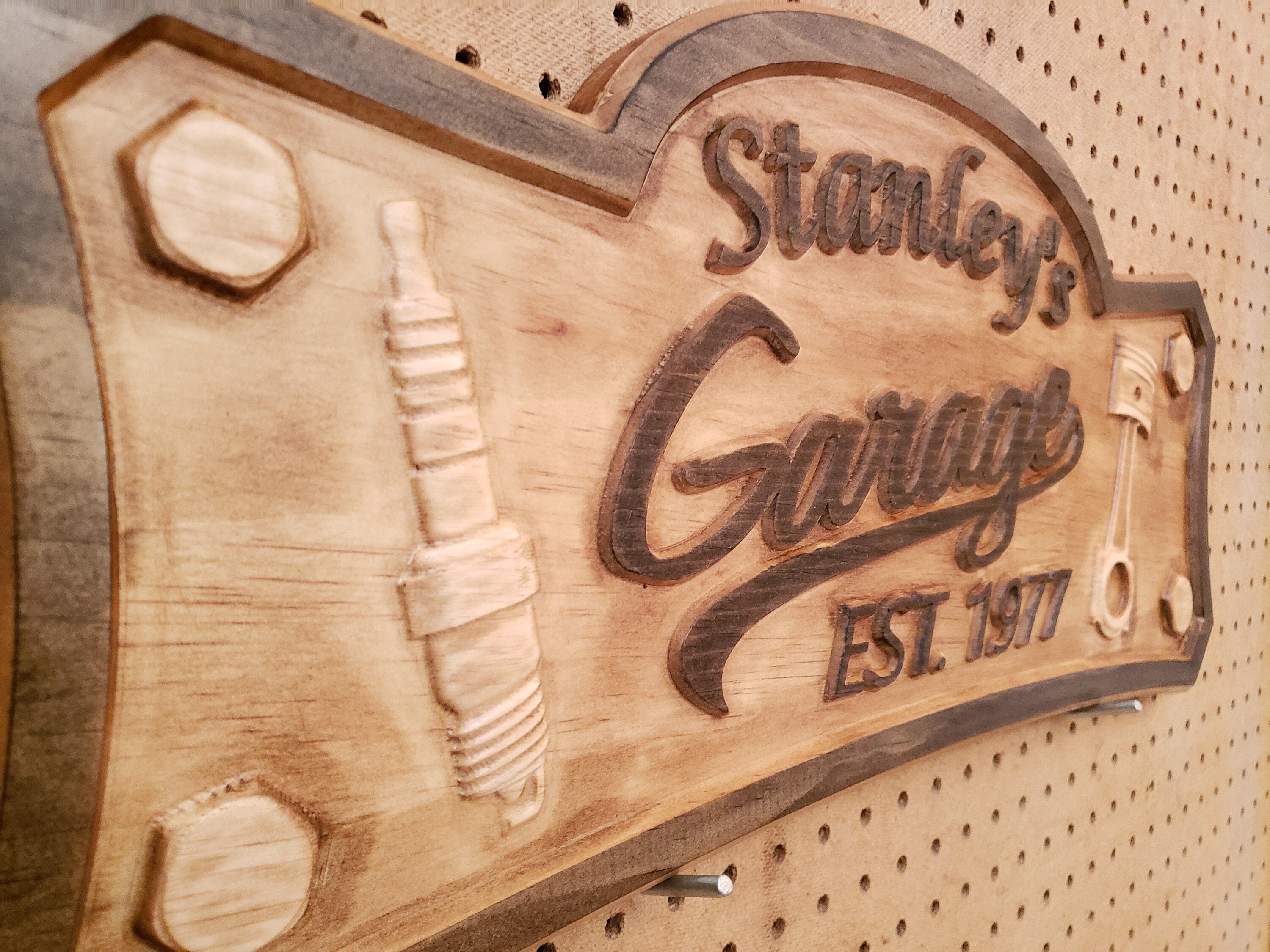 Personalized Garage Sign Shop Sign Established Personalized | Etsy