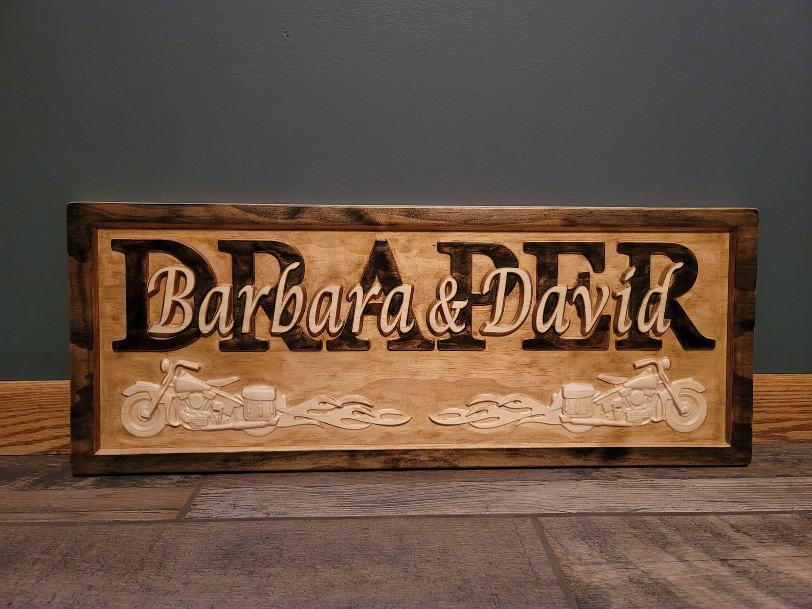 Personalized Motorcycle Sign Motorcycle Wedding Sign Harley | Etsy