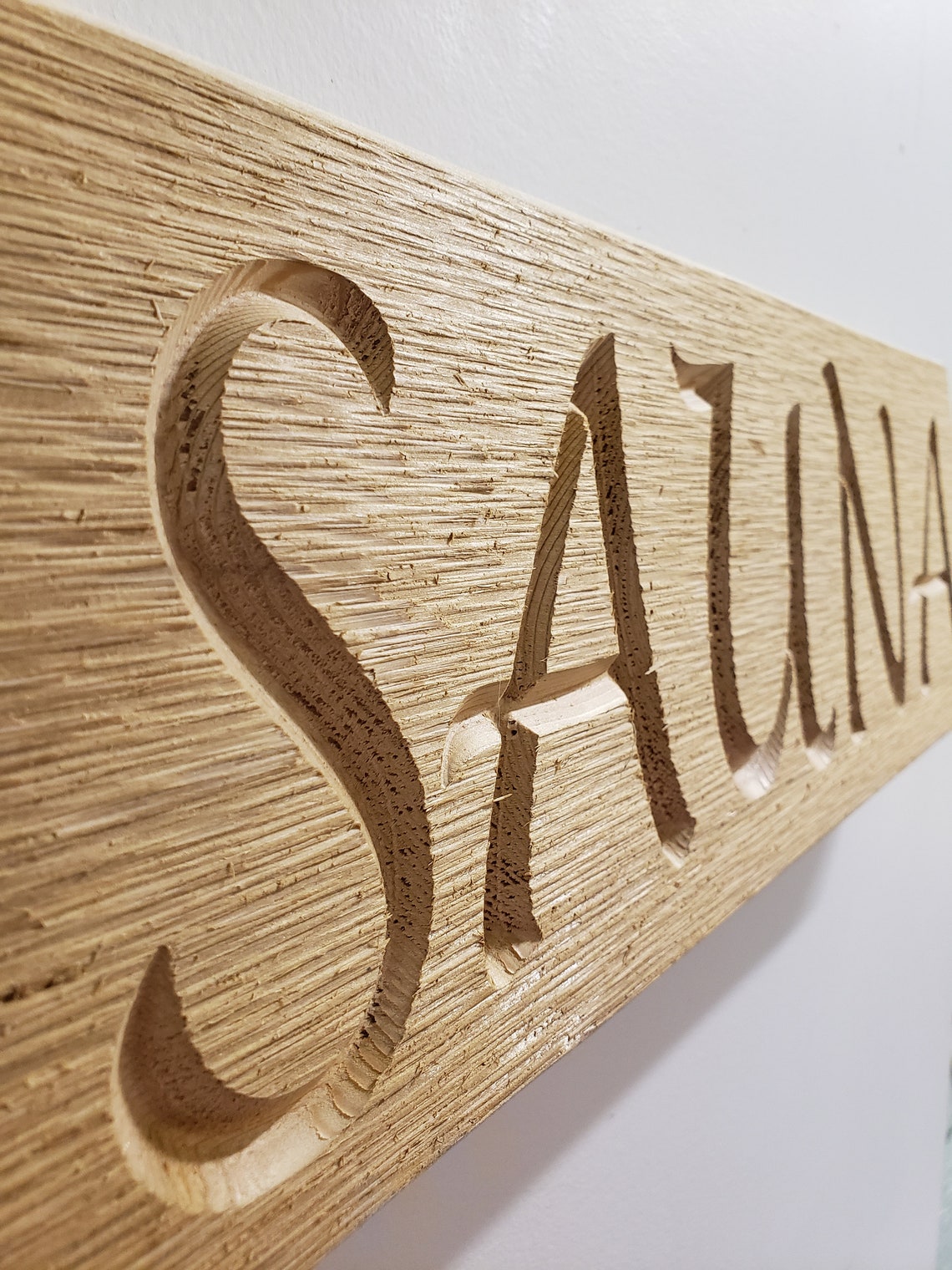 Rough Sawn Cedar Sauna Sign - Etsy