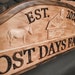 Farm Sign Personalized Established Family Name Sign Carved Wooden Last ...