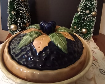 Ceramic Pie Dish - Etsy