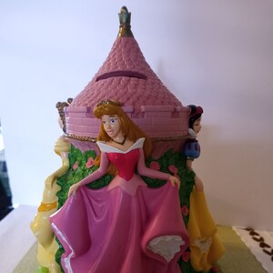 Vtg 4 Disney Princesses Plastic Coin Bank Piggy Bank Disney - Etsy