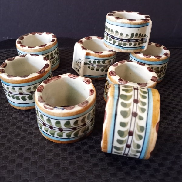 Pottery Napkin Rings - Etsy