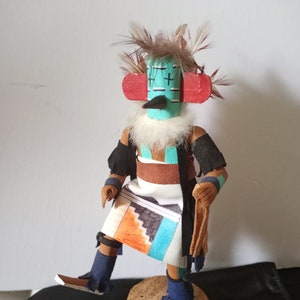 Vtg Handmade Native American Hopi Road Runner Wood Kachina - Etsy