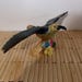 Rare Vtg Kinetic Flying Bird With Moving, Flapping Spring Bird Wings ...