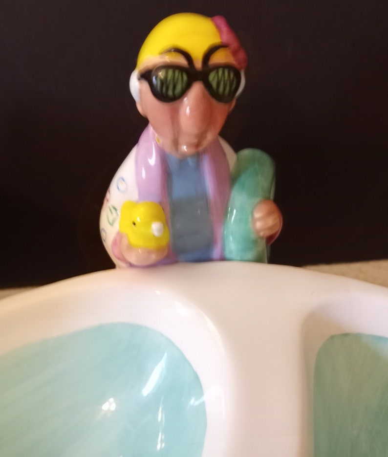 Rare Vtg Comics Character Maxine and Her Dog Swimming Pool - Etsy