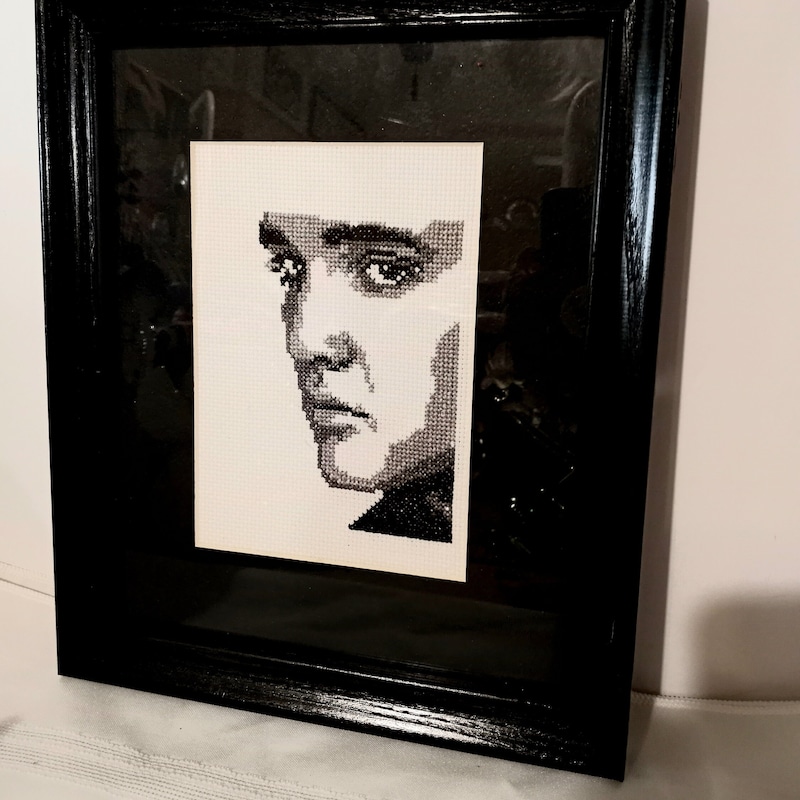 Elvis Cross Stitch - Etsy