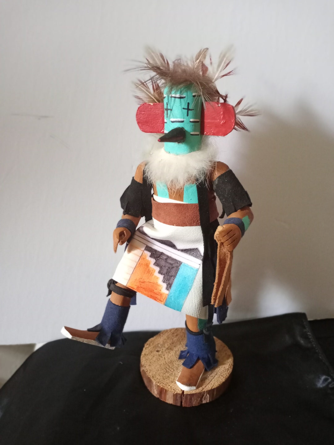 Vtg Handmade Native American Hopi Road Runner Wood Kachina - Etsy