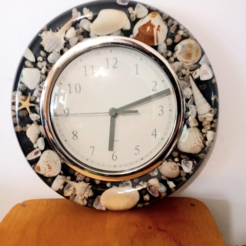 Seashell Clock - Etsy