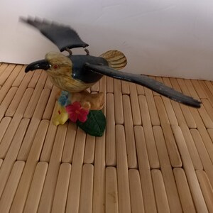Rare Vtg Kinetic Flying Bird With Moving, Flapping Spring Bird Wings ...