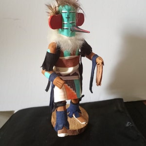 Vtg Handmade Native American Hopi Road Runner Wood Kachina - Etsy