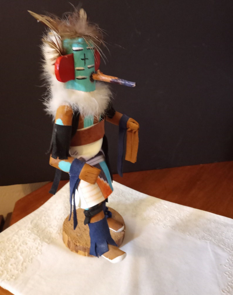 Vtg Handmade Native American Hopi Road Runner Wood Kachina - Etsy