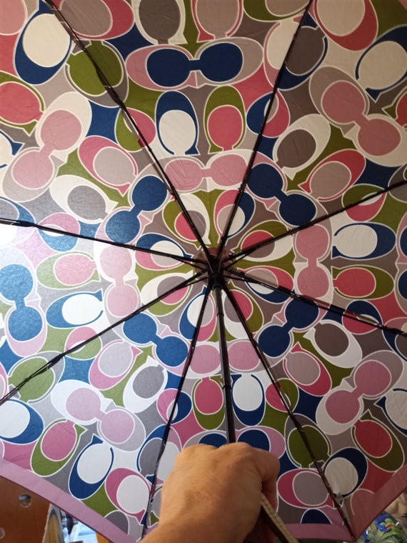 Coach Logo Pattern Pink