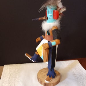 Vtg Handmade Native American Hopi Road Runner Wood Kachina - Etsy