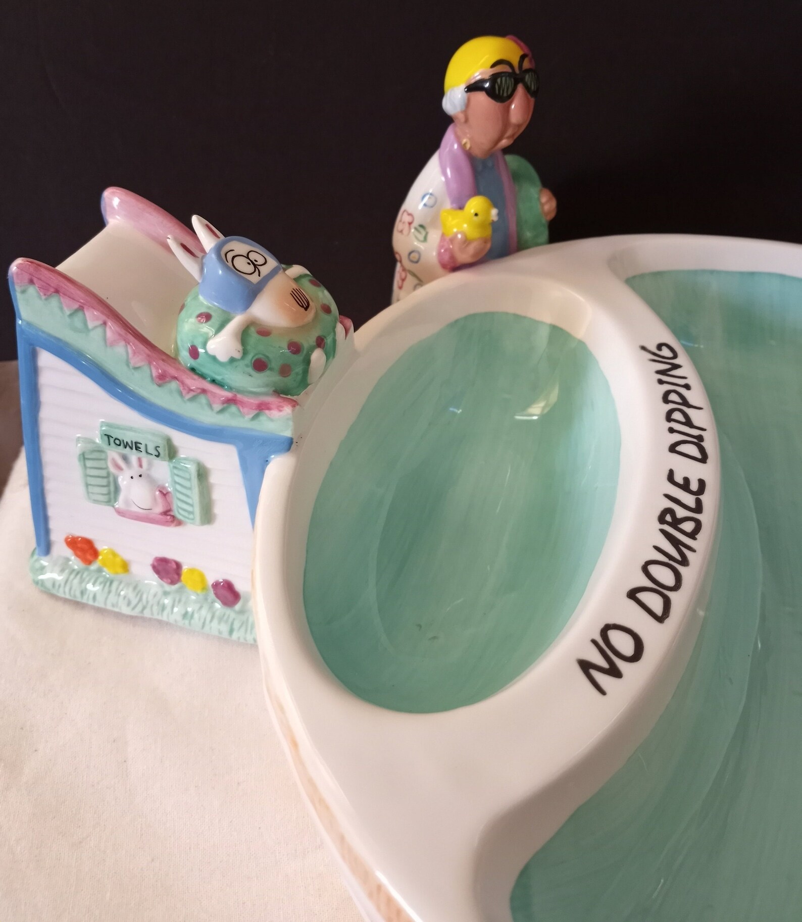 Rare Vtg Comics Character Maxine and Her Dog Swimming Pool - Etsy