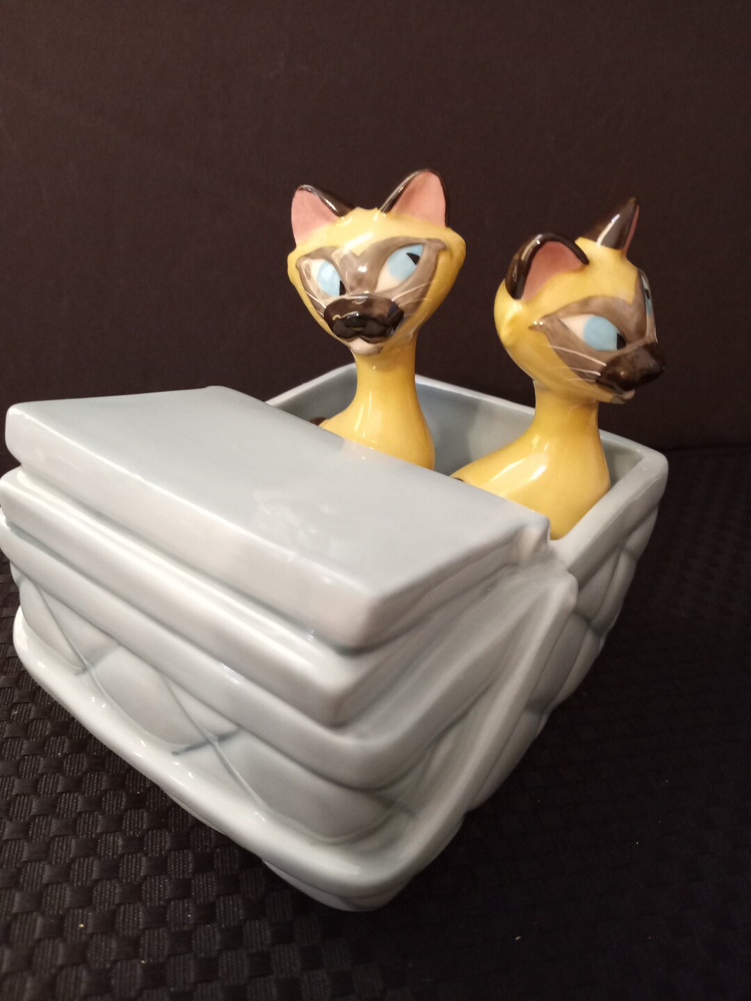 Rare Disney Ceramic Si & Am Siamese Cats From Lady and the Tramp Movie ...