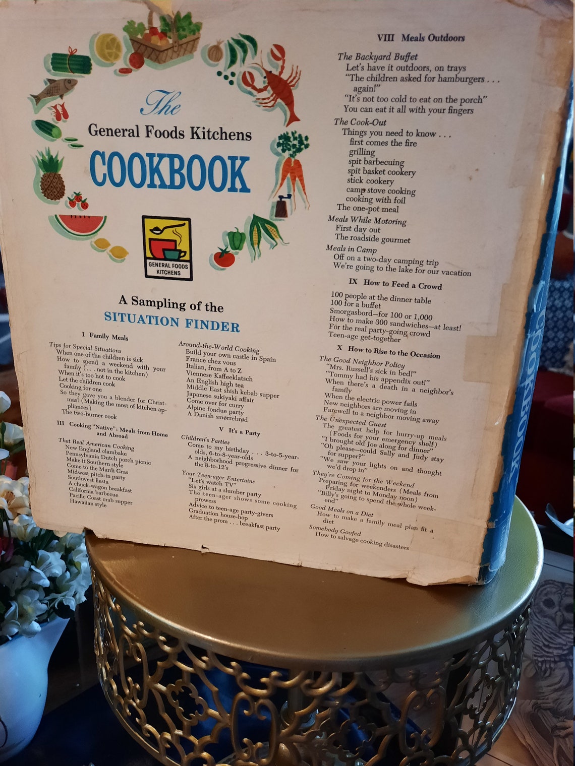 Rare Classic Vintage 50s Cookbook general Foods - Etsy