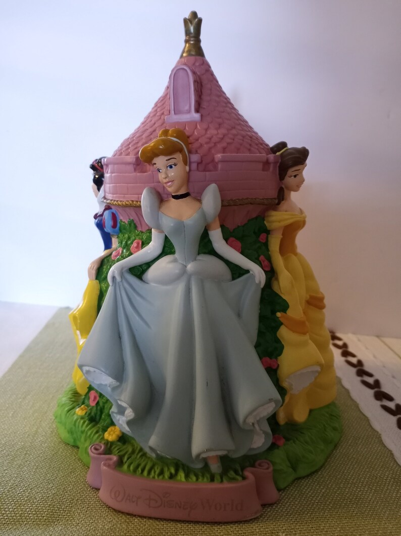Vtg 4 Disney Princesses Plastic Coin Bank Piggy Bank Disney - Etsy