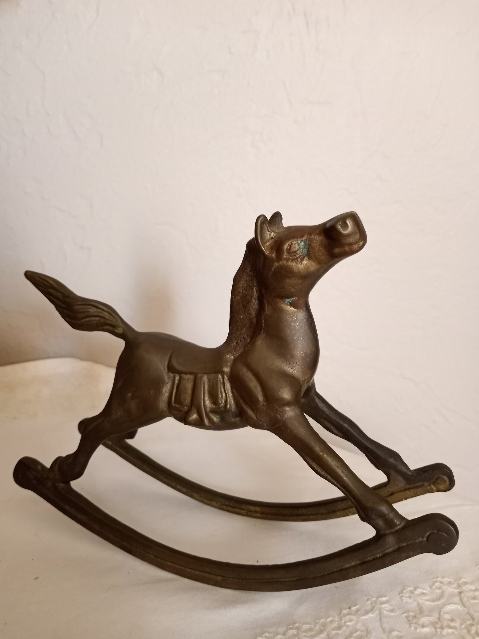 Vintage Brass Rocking Horse Midcentury 1960s-1970s - Etsy