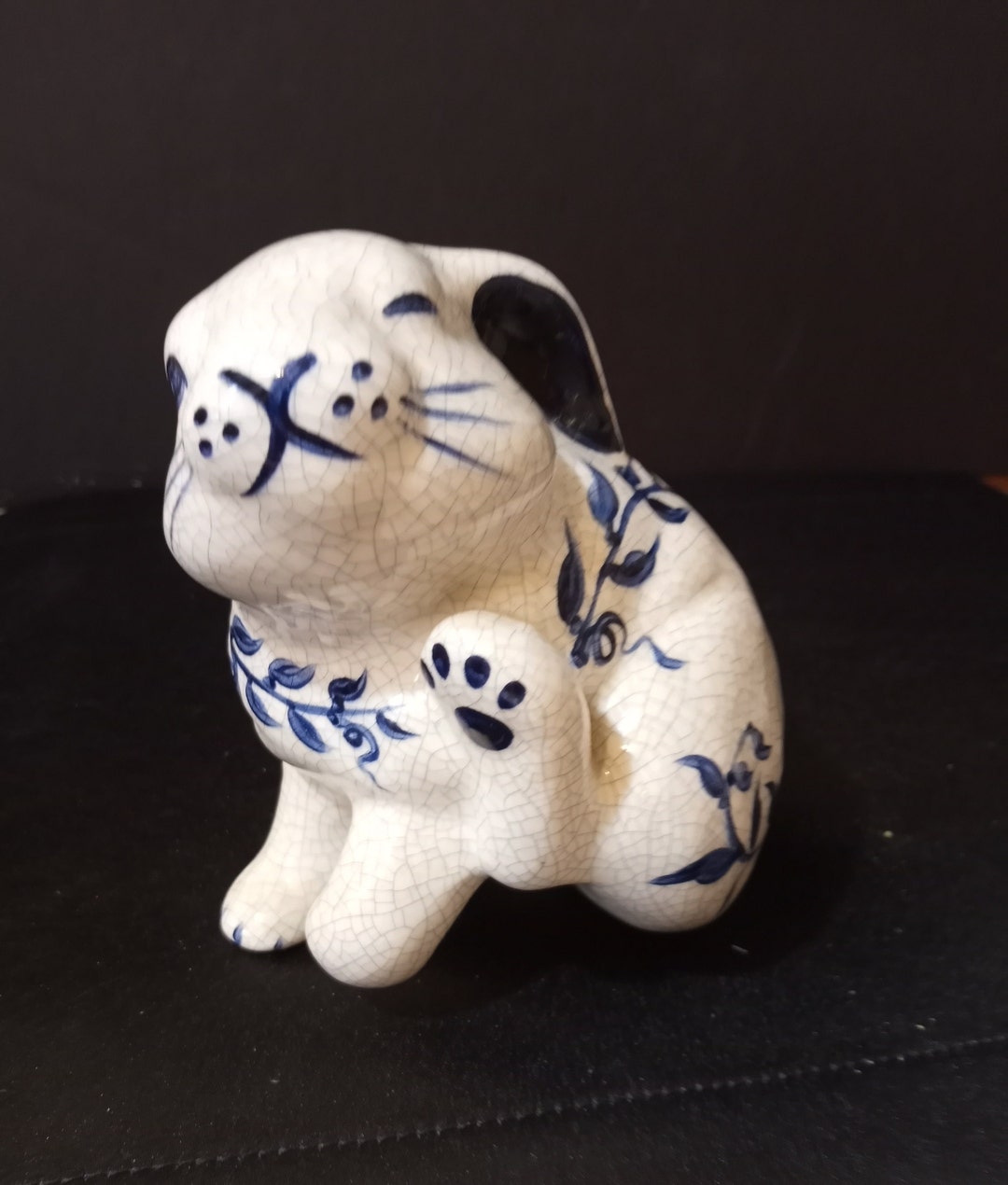 Rare Vtg Dedham Pottery Bunny by the Potting Shed Earthenware - Etsy