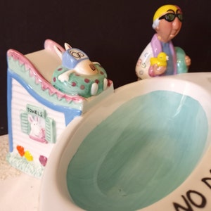 Rare Vtg Comics Character, Maxine and Her Dog, Swimming Pool Chip and ...