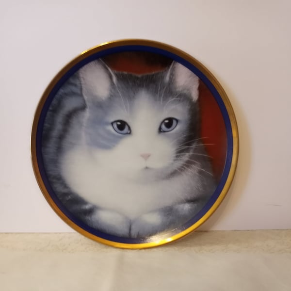 Cat Decorative Plate - Etsy