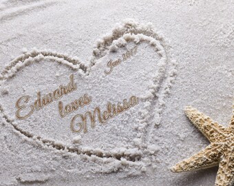 Names Written Sand | Etsy