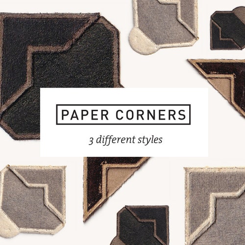 Vintage Paper Photo Corners Digital Download Printable - Etsy